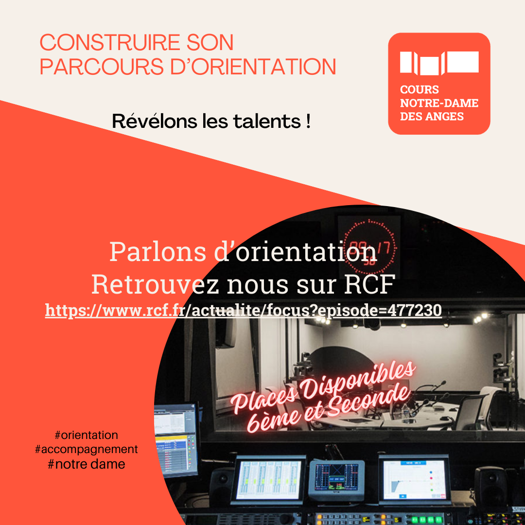 Construire son parcours d'orientation - Cours Notre Dame des Anges